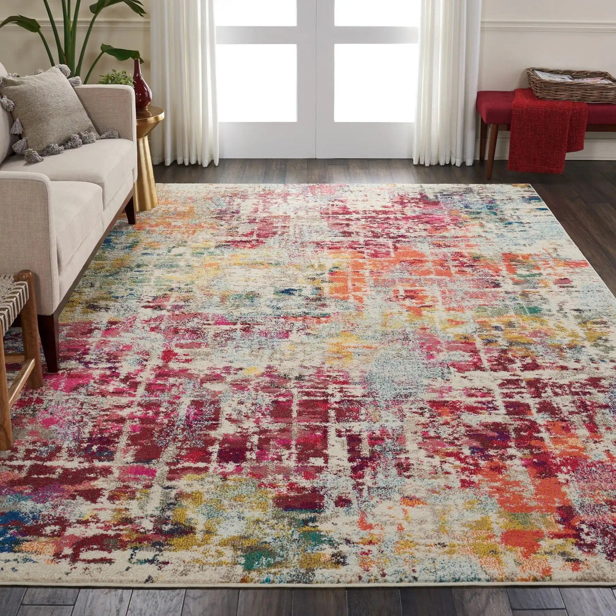 Celestial CES13 Pink Multi — Woven Rugs