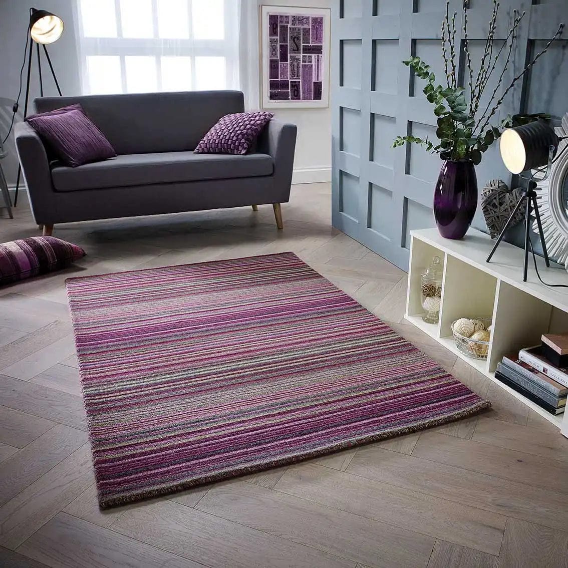 Carter Berry Purple — Woven Rugs