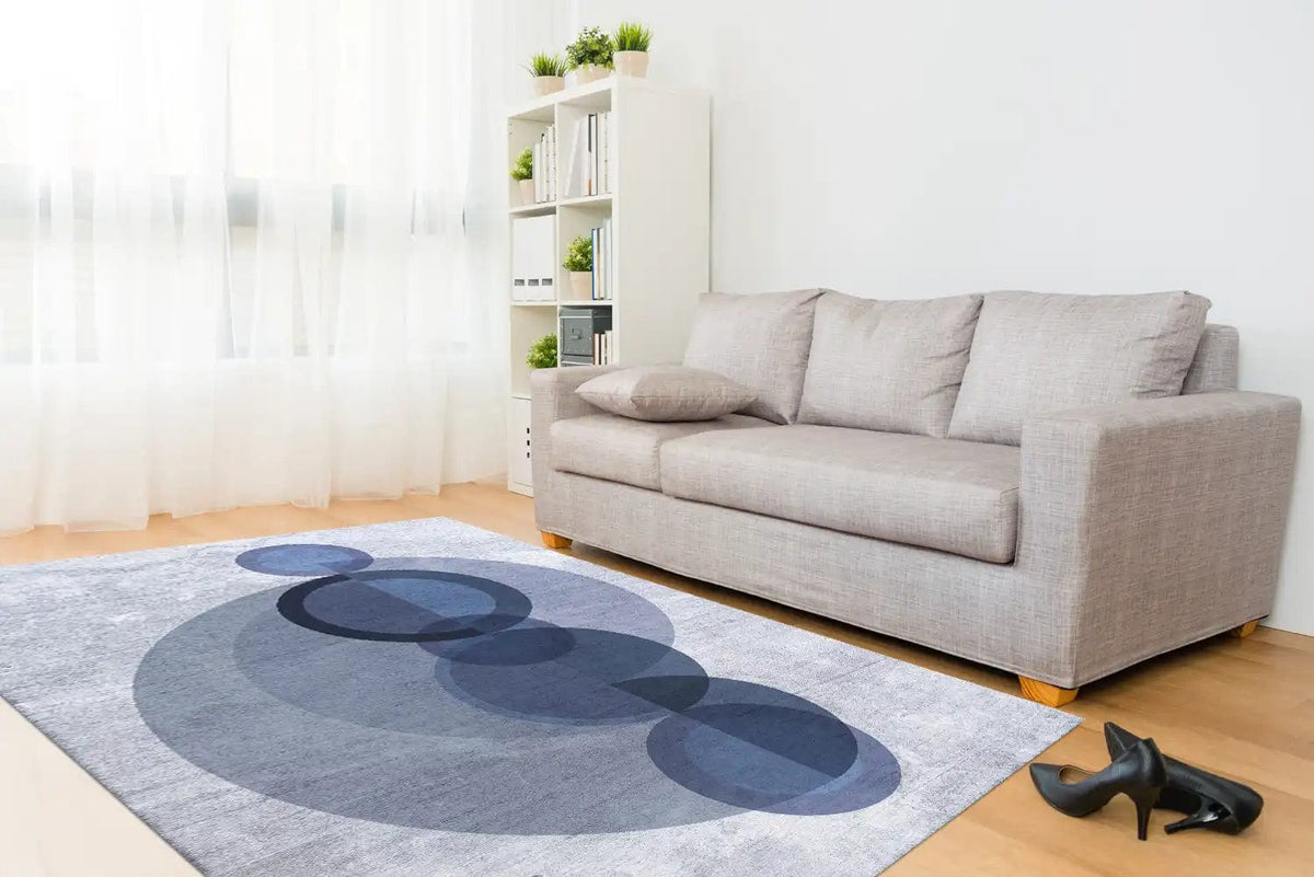Jackie & The Fish Dancer arara blue — Woven Rugs