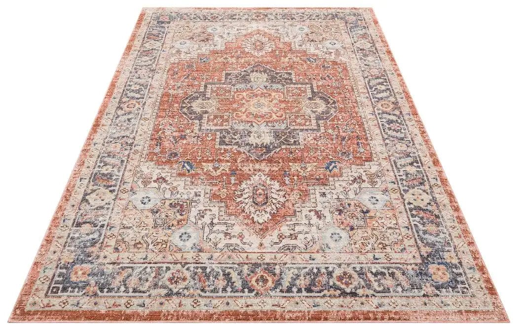 HERITAGE Concept Looms HRTG105 Rust Blue — Woven Rugs