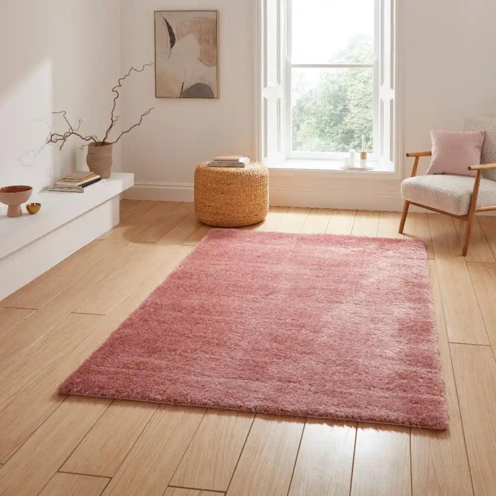 Lux Shaggy Blush — Woven Rugs