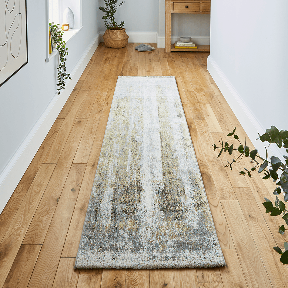 Brooklyn 8595 Ivory Yellow Runner — Woven Rugs