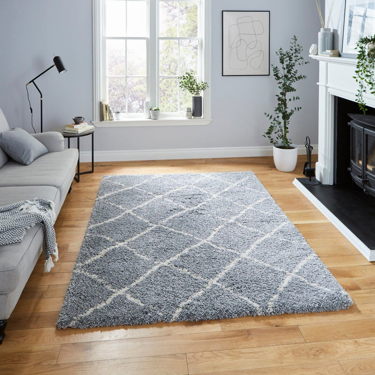 Scandi Berber G257 Grey Cream — Woven Rugs